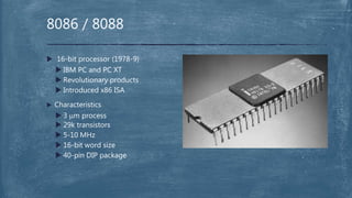 Intel processor family | PPTX