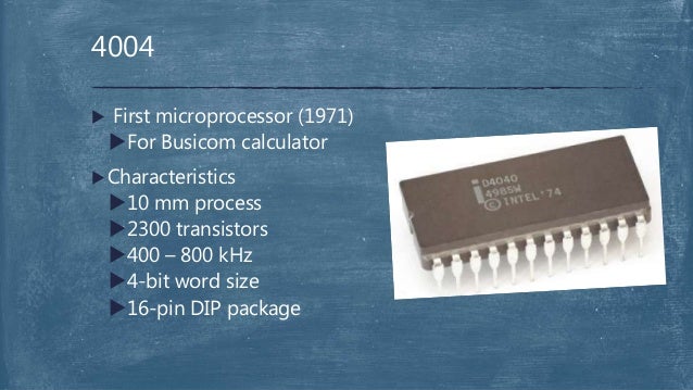 Intel processor family