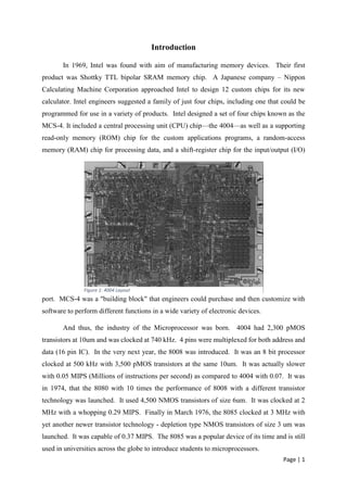 Evolution of Computing Microprocessors and SoCs | PDF