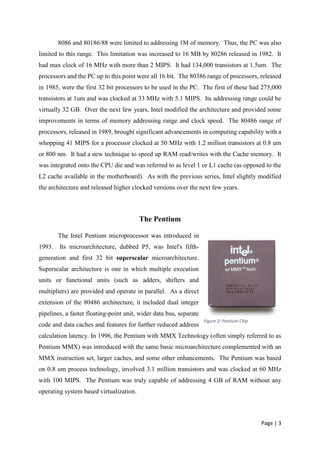Evolution of Computing Microprocessors and SoCs | PDF