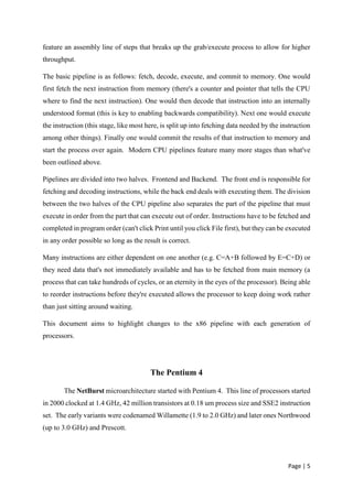 Evolution of Computing Microprocessors and SoCs | PDF