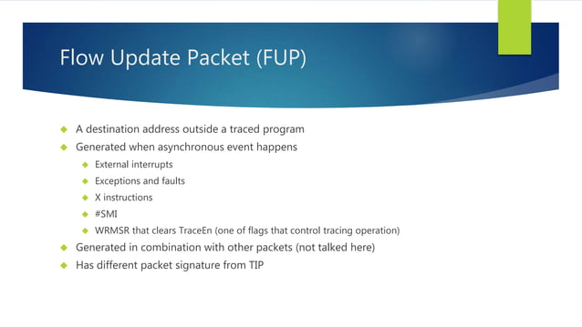 Intel processor trace - What are Recorded? | PPTX