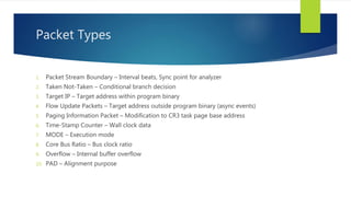 Intel processor trace - What are Recorded? | PPTX