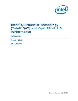 Intel® QuickAssist Technology (Intel® QAT) and OpenSSL-1.1.0: Performance | PDF