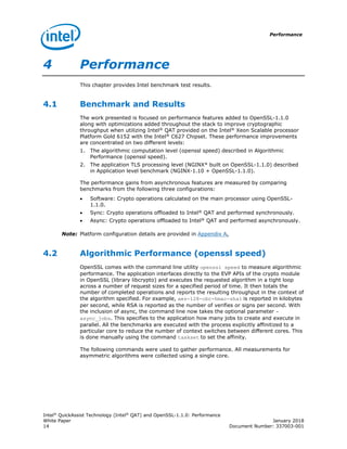Intel® QuickAssist Technology (Intel® QAT) and OpenSSL-1.1.0: Performance | PDF