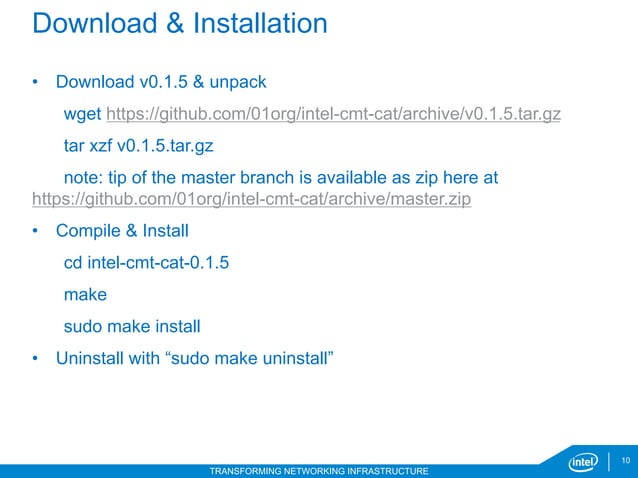 Intel® RDT Hands-on Lab | PPT