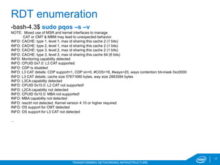 Intel® RDT Hands-on Lab | PPT
