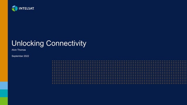 Intelsat Solution Showcase | PPT | Free Download