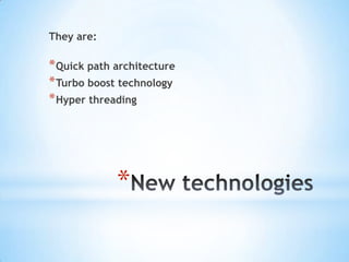 Intel’s core i7 | PPT