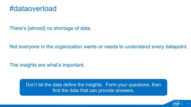 Data to Insights to Action: How Data Drives Social Media at Intel | PPT
