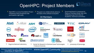 OpenHPC: A Comprehensive System Software Stack | PPT