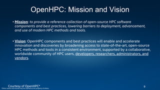 OpenHPC: A Comprehensive System Software Stack | PPT