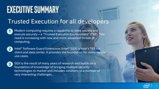 Intel software guard extension | PDF