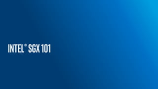 Intel software guard extension | PDF