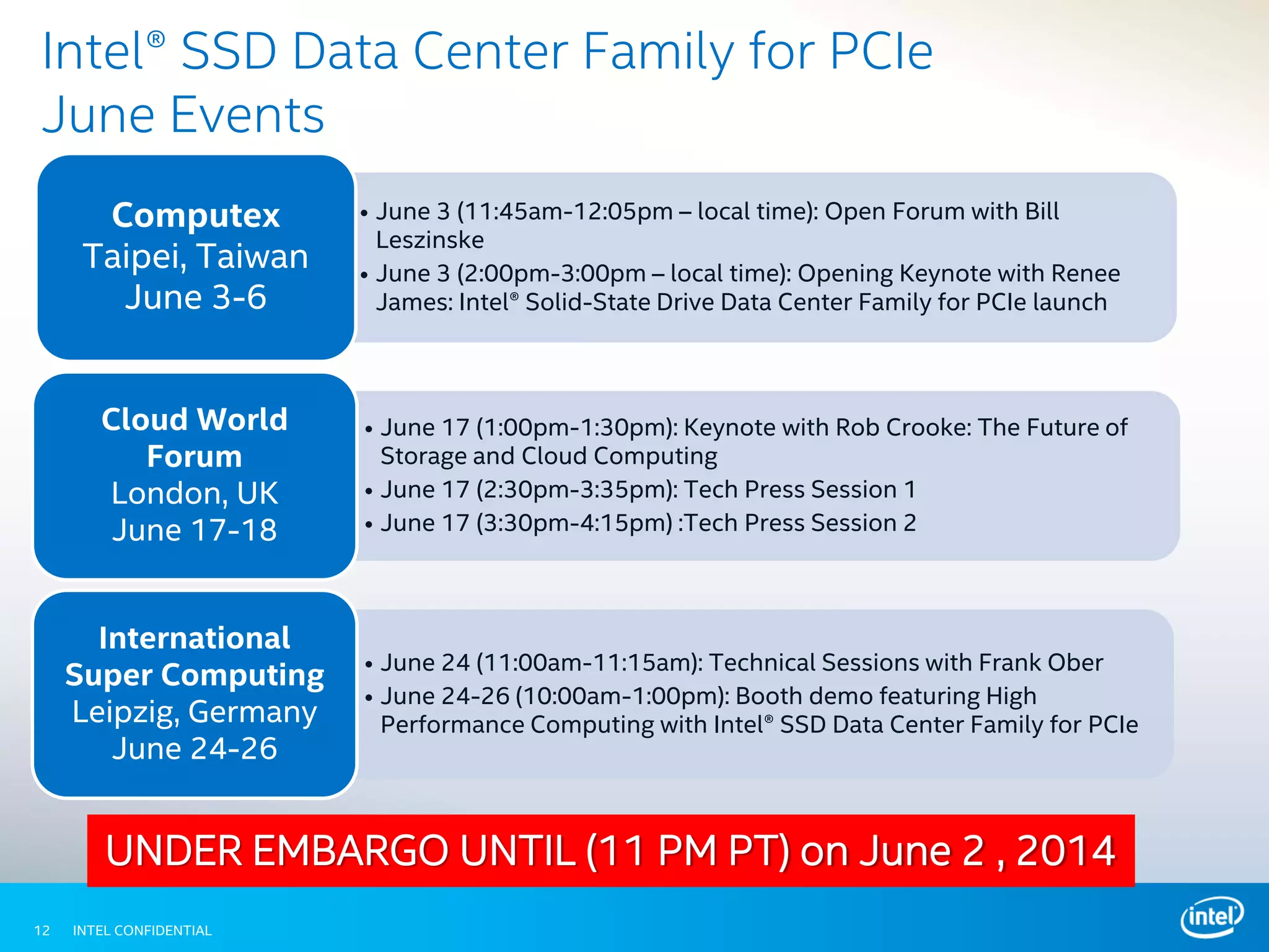 Intel ssd dc data center family for PCIe | PDF | Computer Peripherals ...