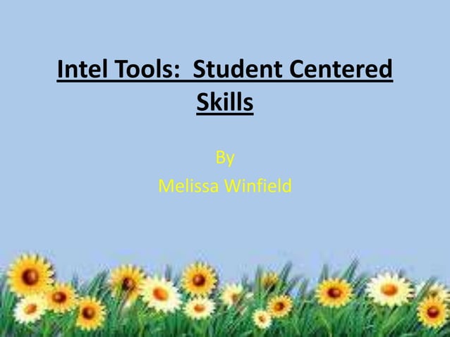 Intel tools | PPT