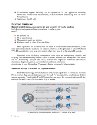 Intel® V Pro™ Technology | PDF