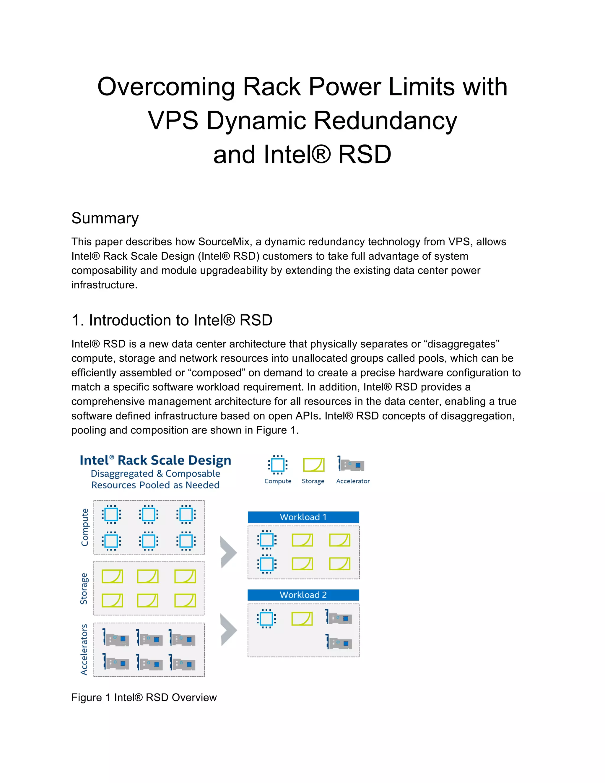Overcoming Rack Power Limits with Virtual Power Systems Dynamic ...