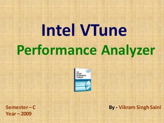 Intel VTune | PPSX | Computer Software and Applications | Computing