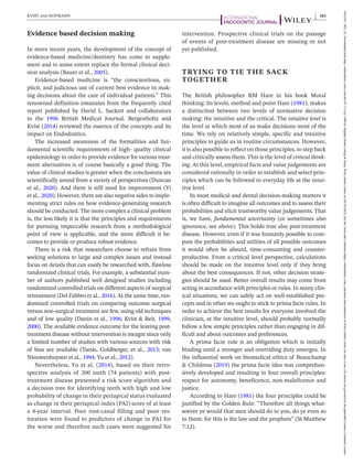 Int Endodontic J - 2022 - Kvist - Clinical decision making of post ...