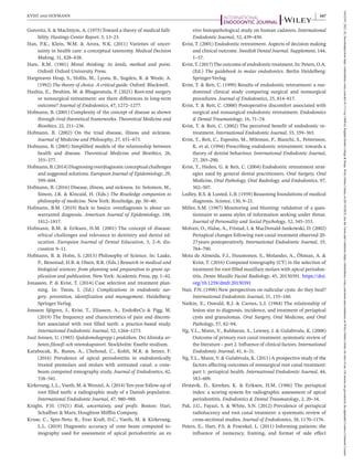 Int Endodontic J - 2022 - Kvist - Clinical decision making of post ...