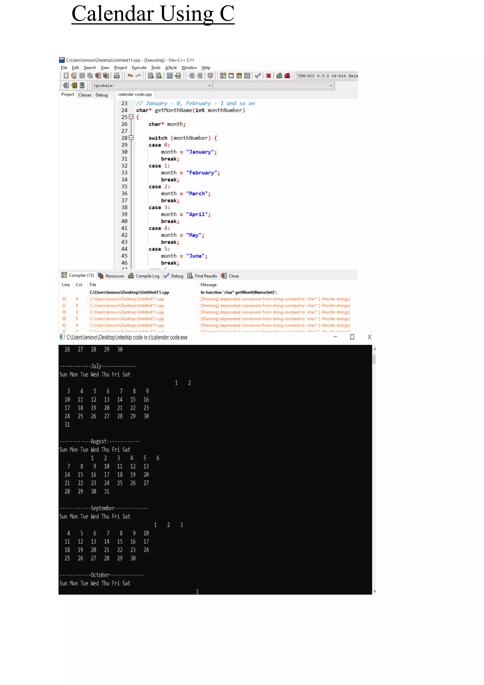internship file on c language | PDF | Programming Languages | Computing