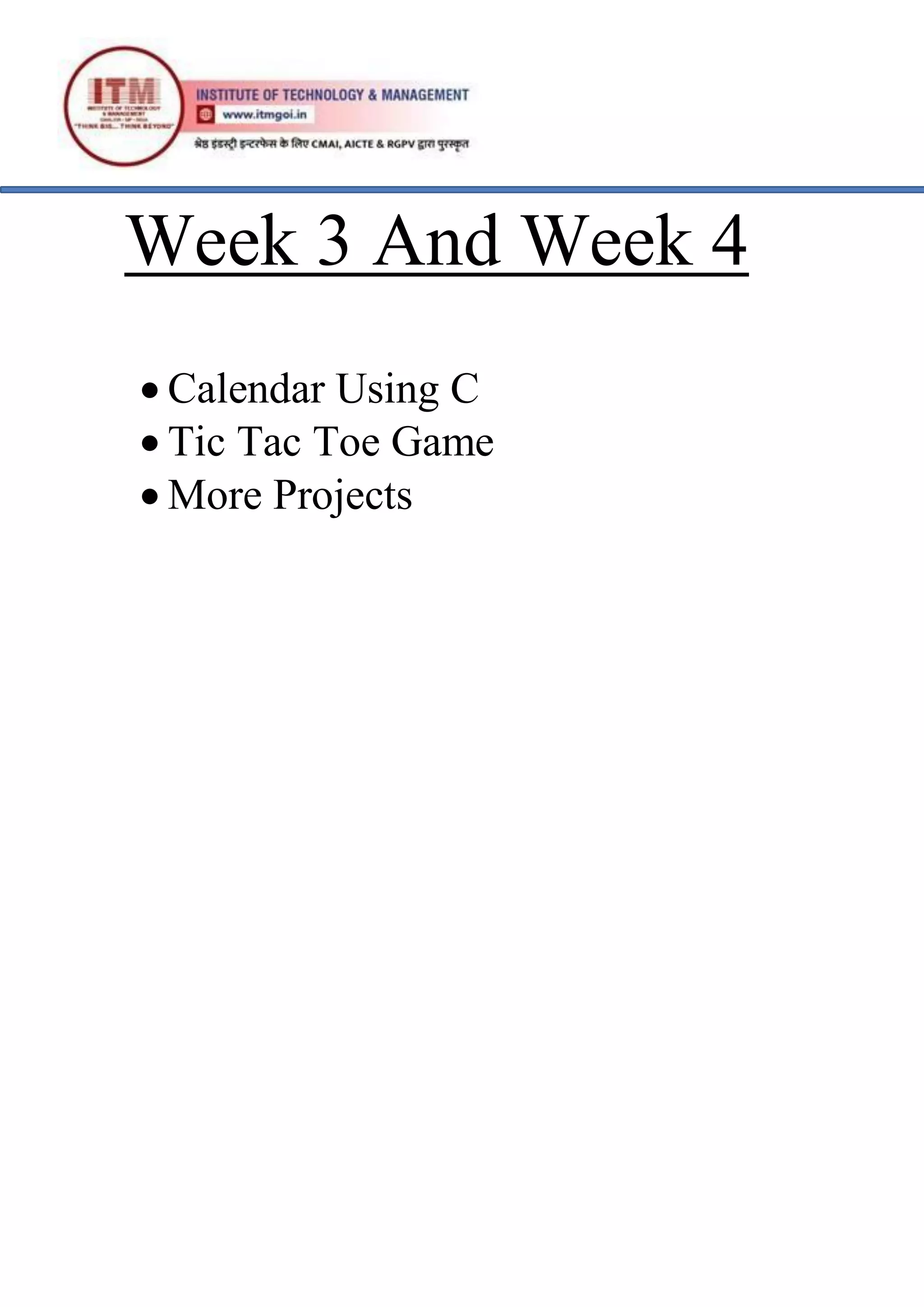 internship file on c language | PDF