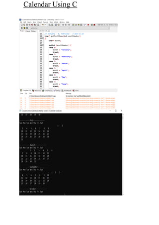 internship file on c language | PDF | Programming Languages | Computing