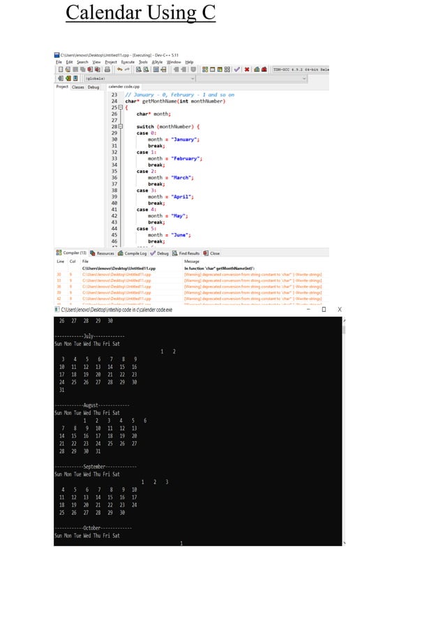 internship file on c language | PDF | Programming Languages | Computing