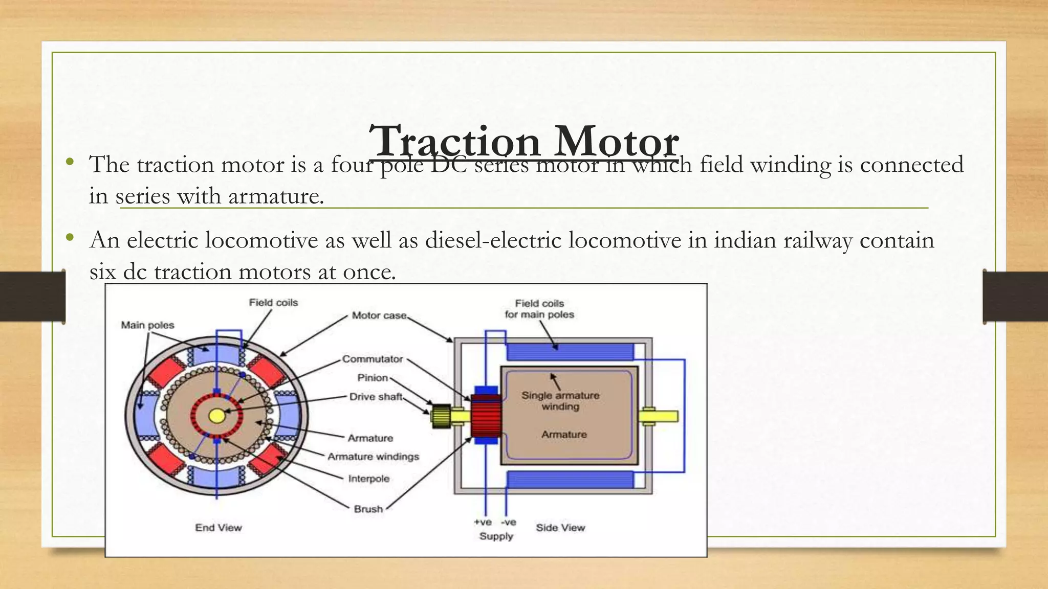 Intenship in traction motor shed | PPTX