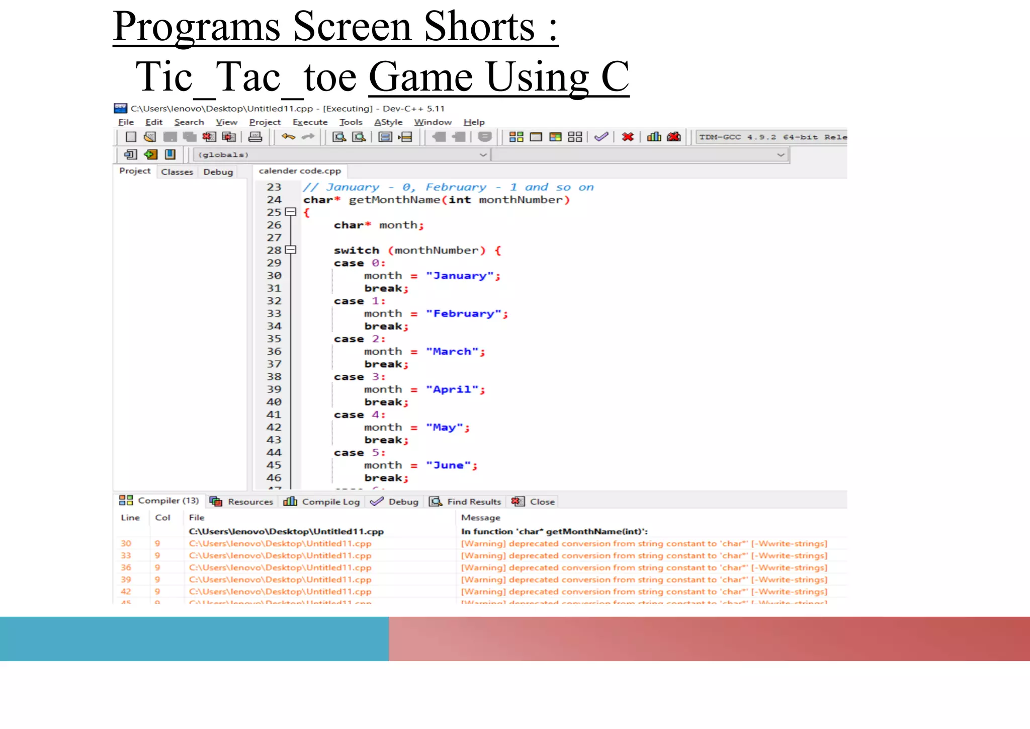 internship ppt on c language | PDF | Programming Languages | Computing