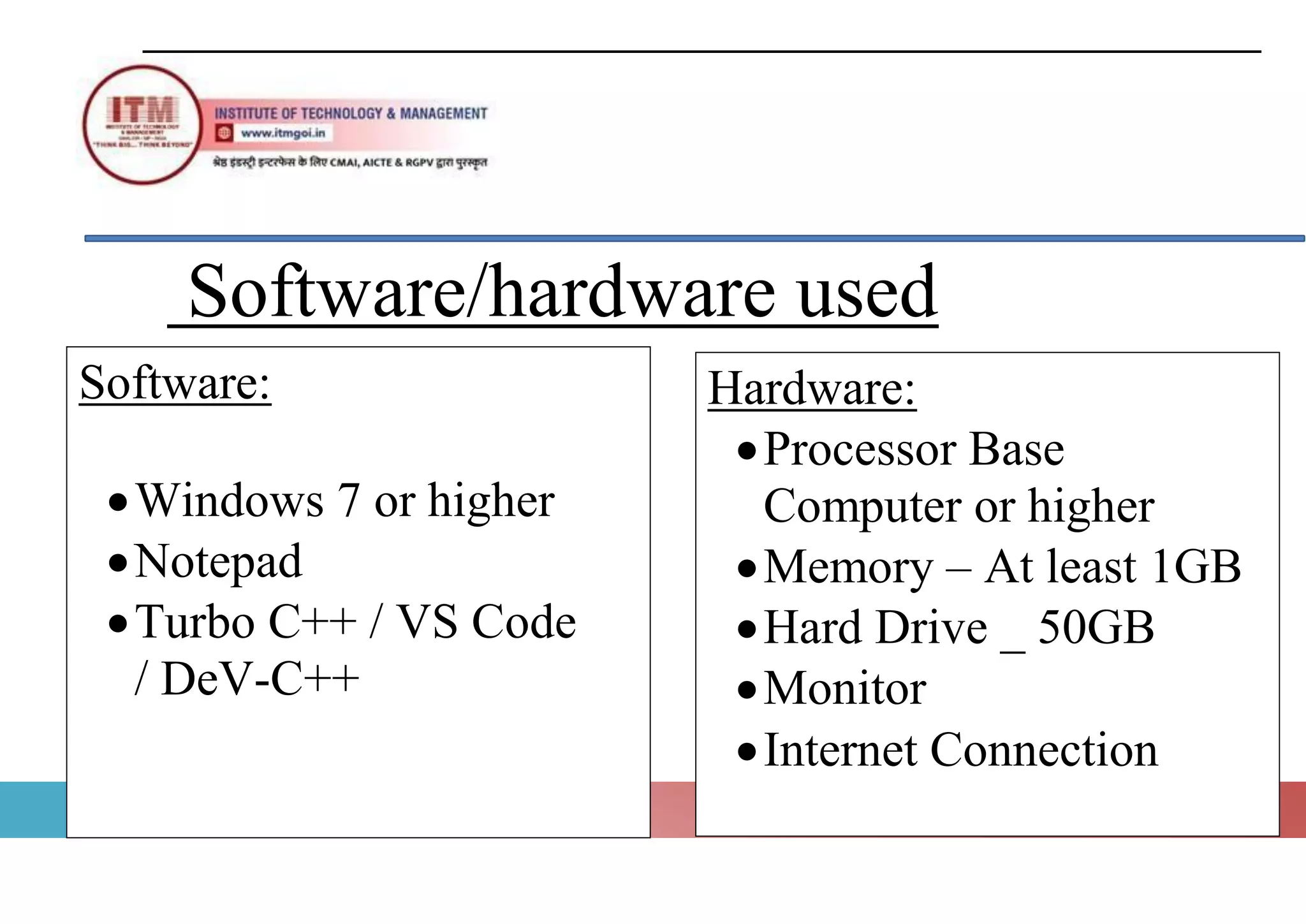 internship ppt on c language | PDF | Programming Languages | Computing