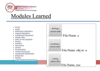internship ppt on c language | PDF