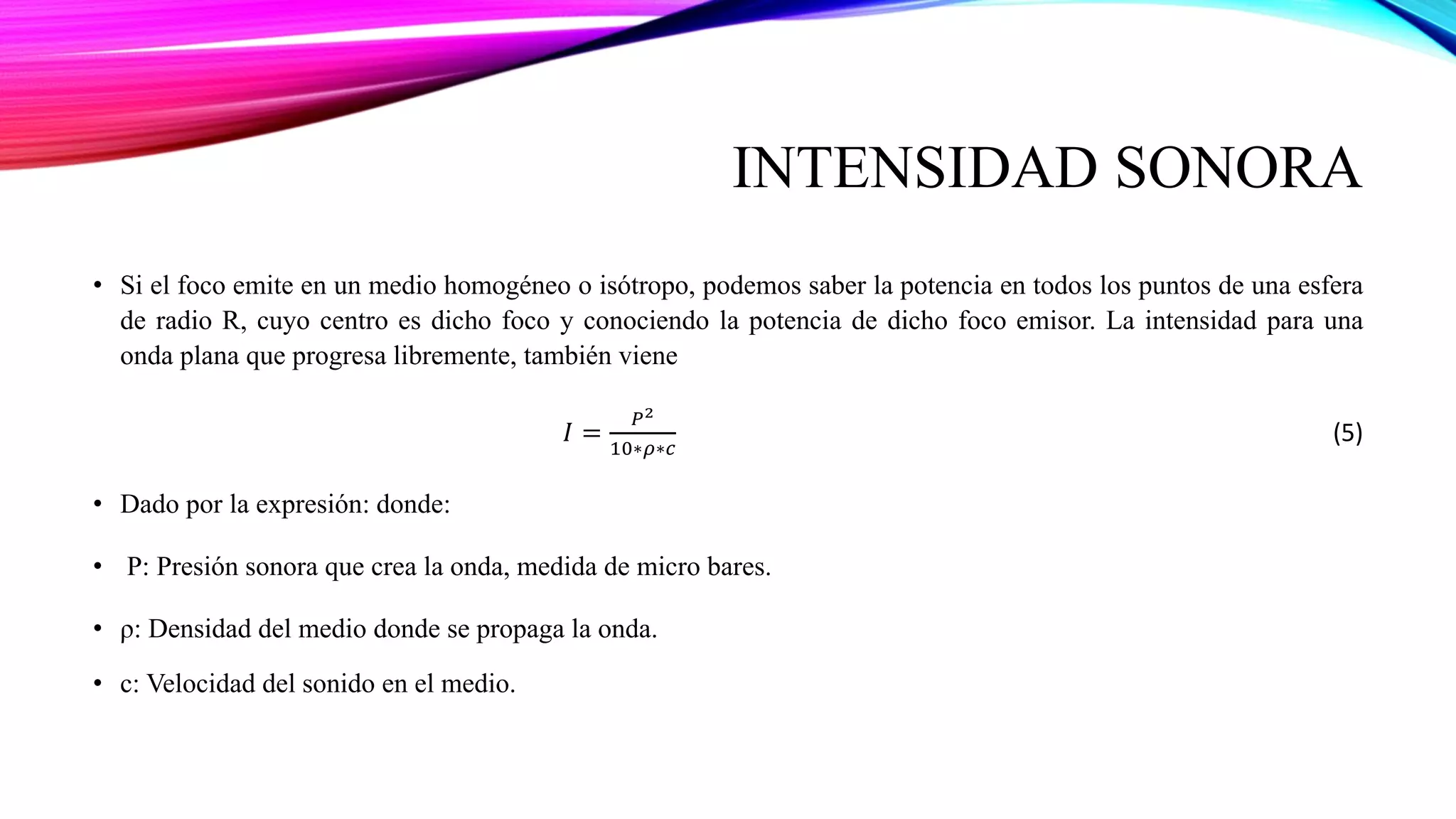 Intensidad y resonancia sonora | PPT