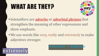 Intensifiers | PPTX