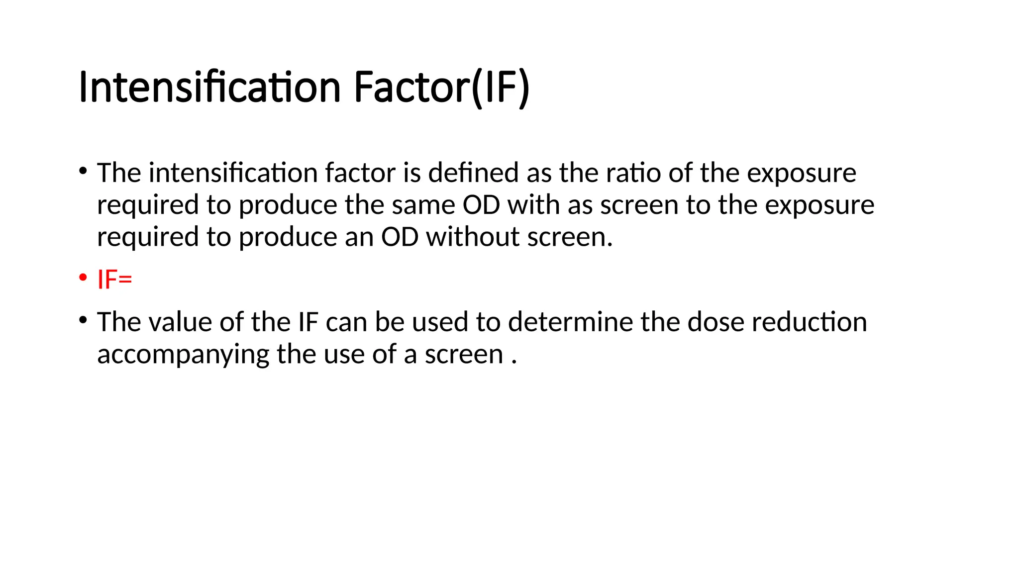 intensifying screen and its types by T.R.B. | PPTX