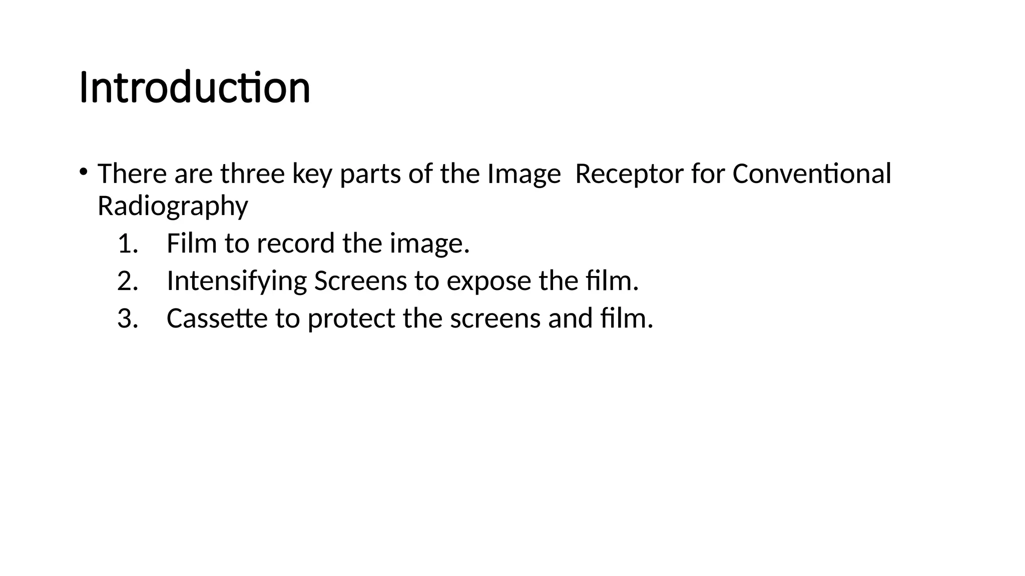 intensifying screen and its types by T.R.B. | PPTX
