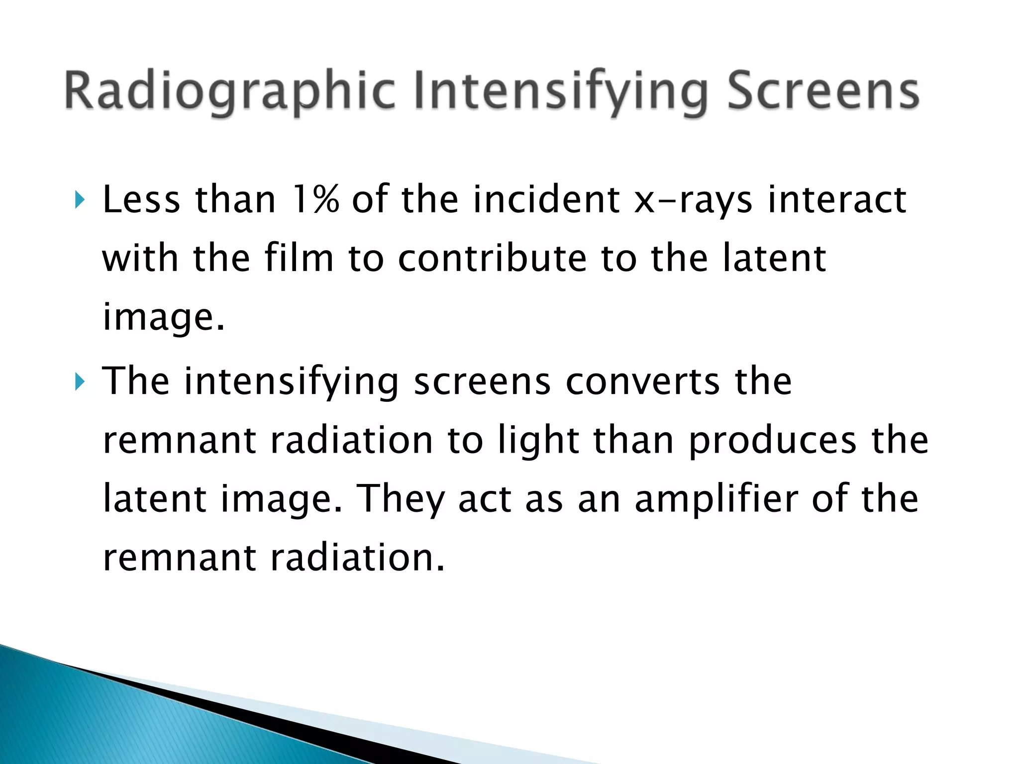 Intensifying screens | PPT