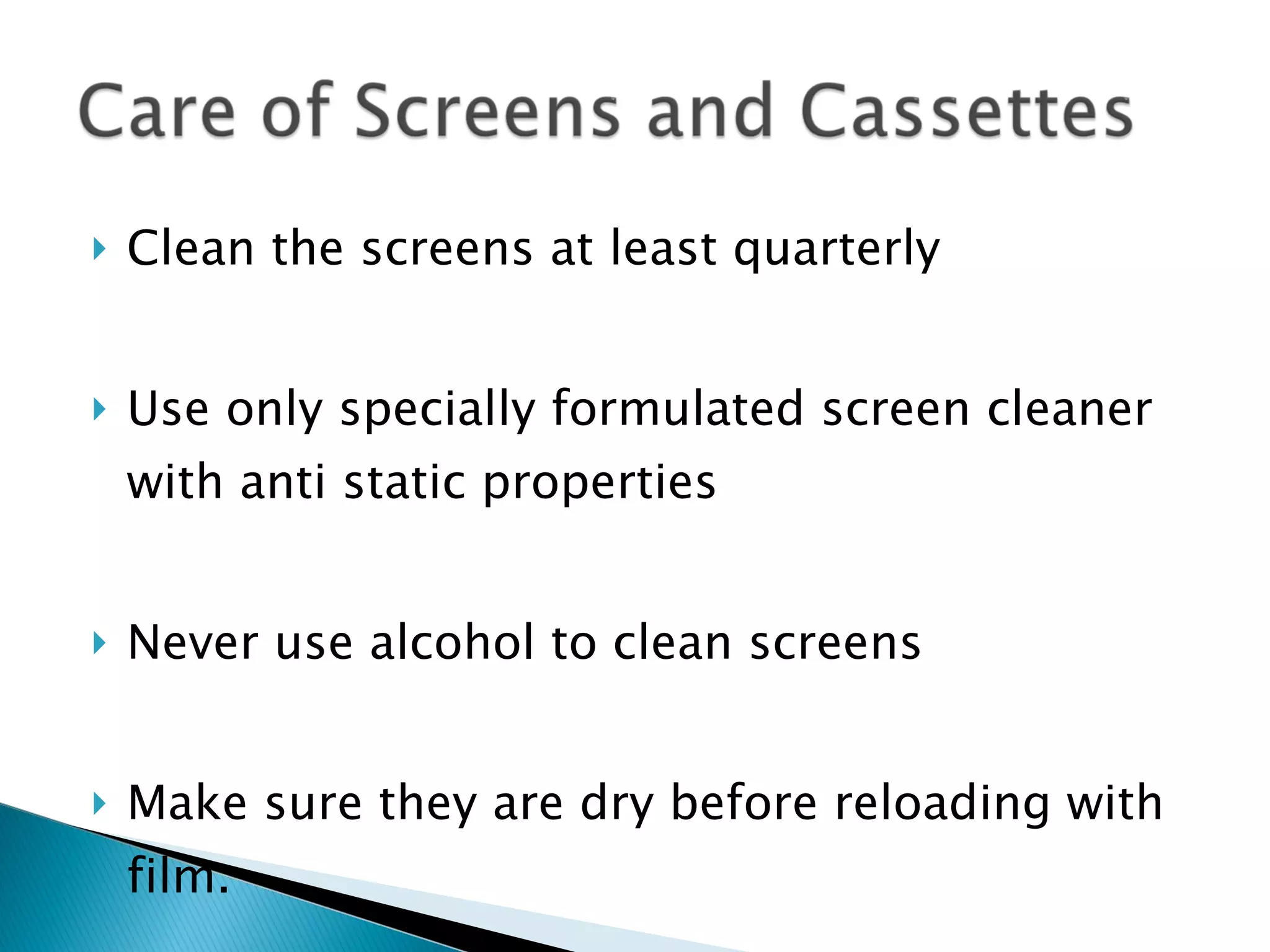 Intensifying screens | PPT