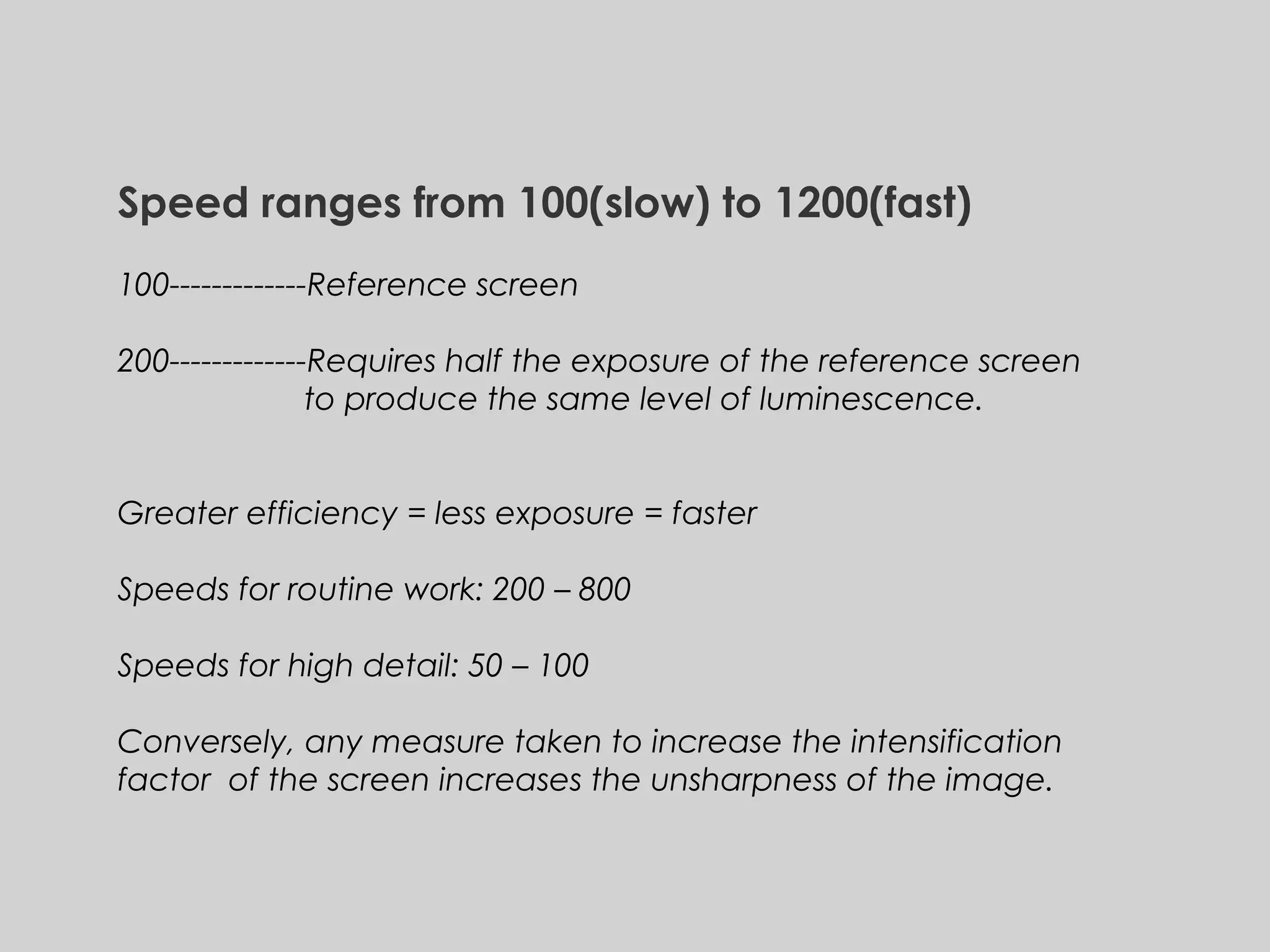 Intensifying screens & films | PPT