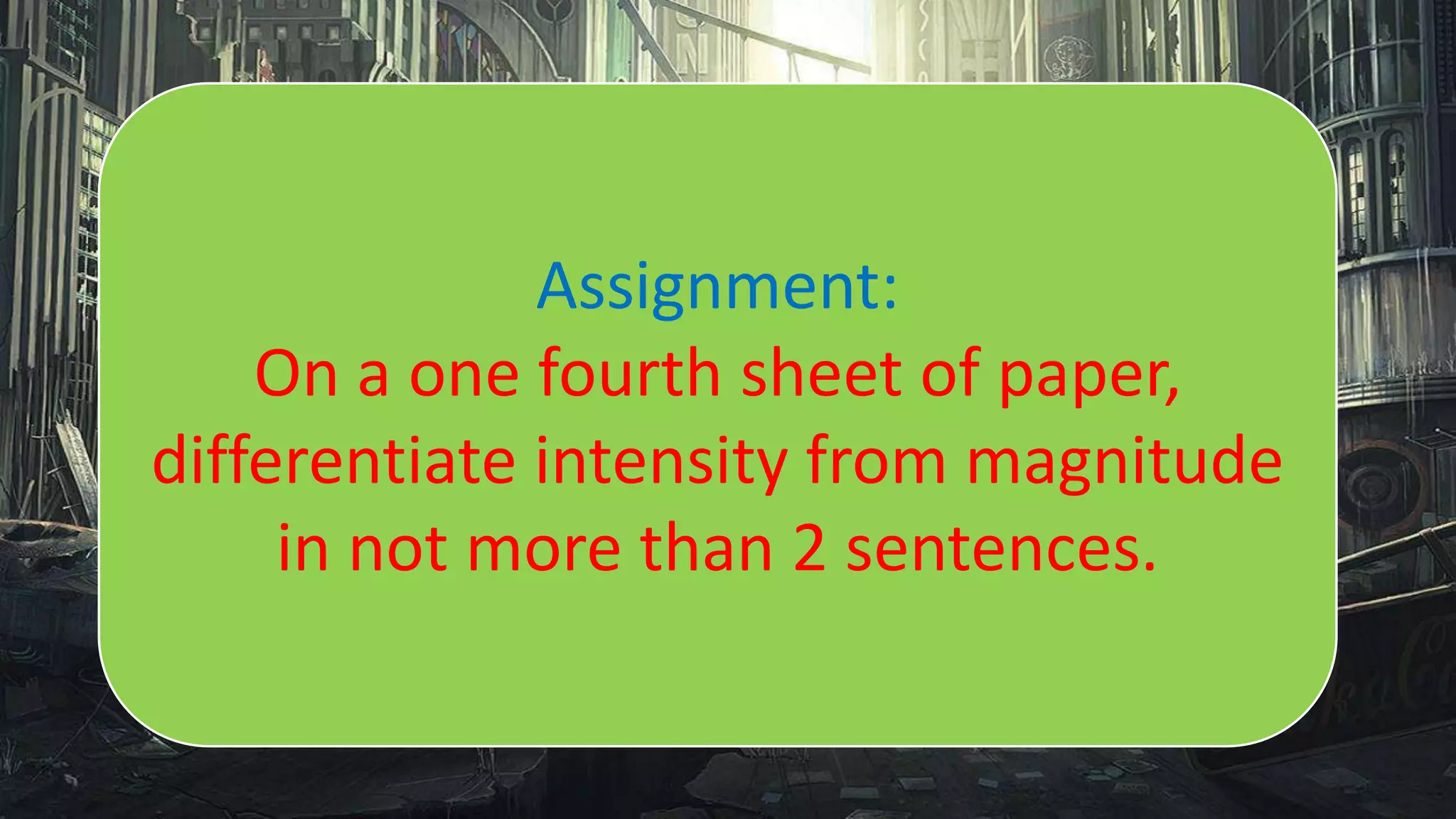 Intensity | PPTX