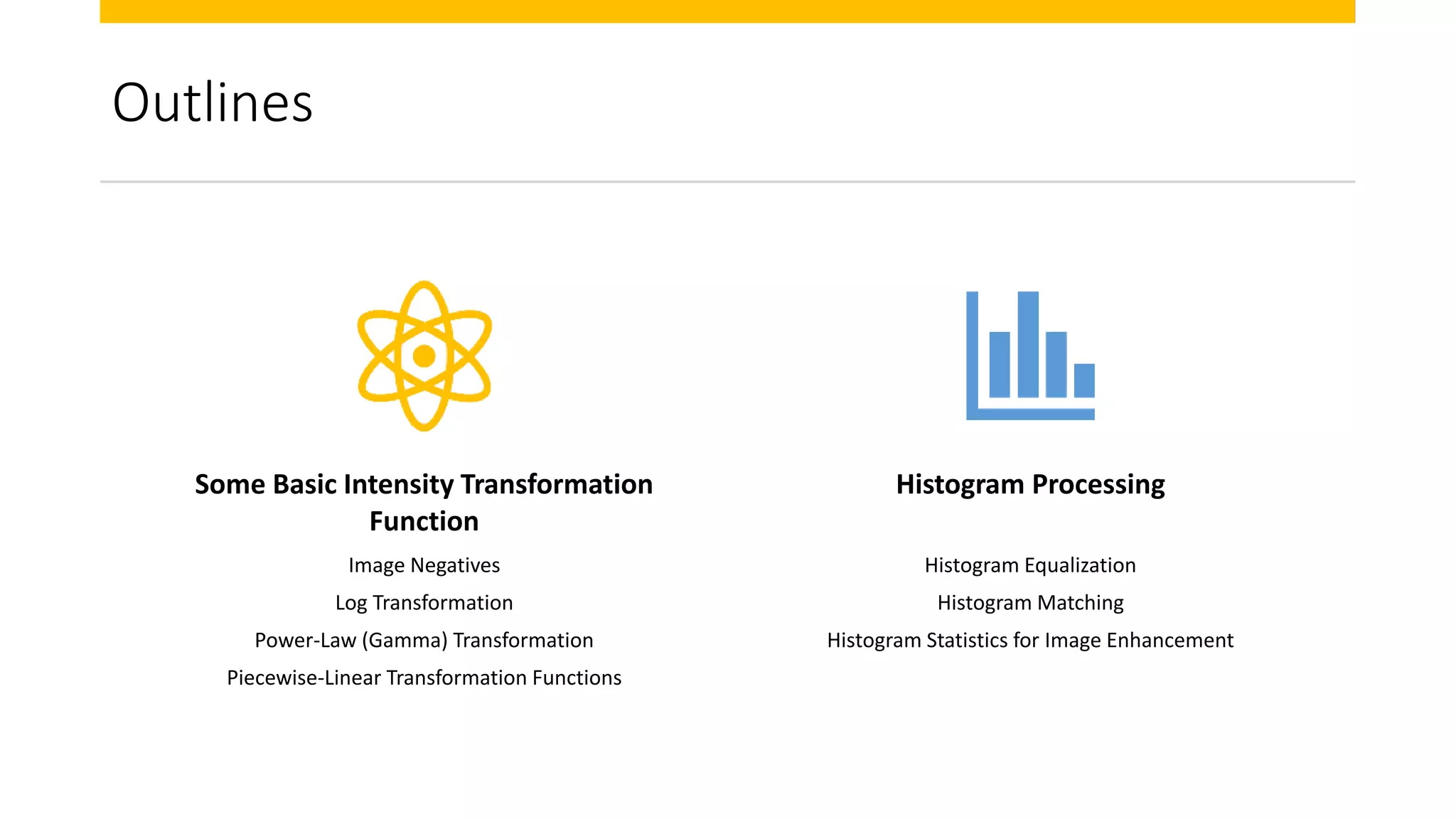 Intensity transformation & histogram processing | PPTX