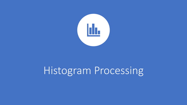 Intensity transformation & histogram processing | PPT