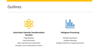 Intensity transformation & histogram processing | PPTX