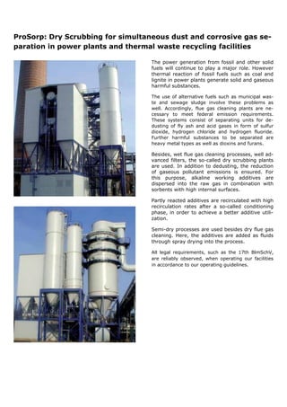 Technology leader for industrial de-dusting | DOC | Indoor ...