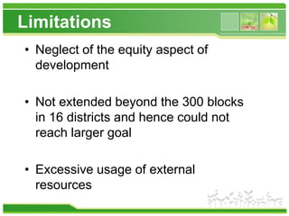Intensive Agricultural District Programme | PPTX