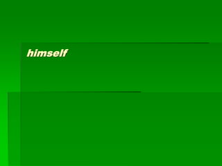Intensive and reflective pronouns ppt | PPT