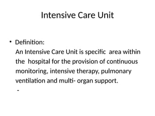Intensive Care Unit Anaesthesiology.pptx