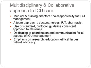 Intensive care Unit 4.4.23 for ICU training.pptx | Lung and Respiratory ...