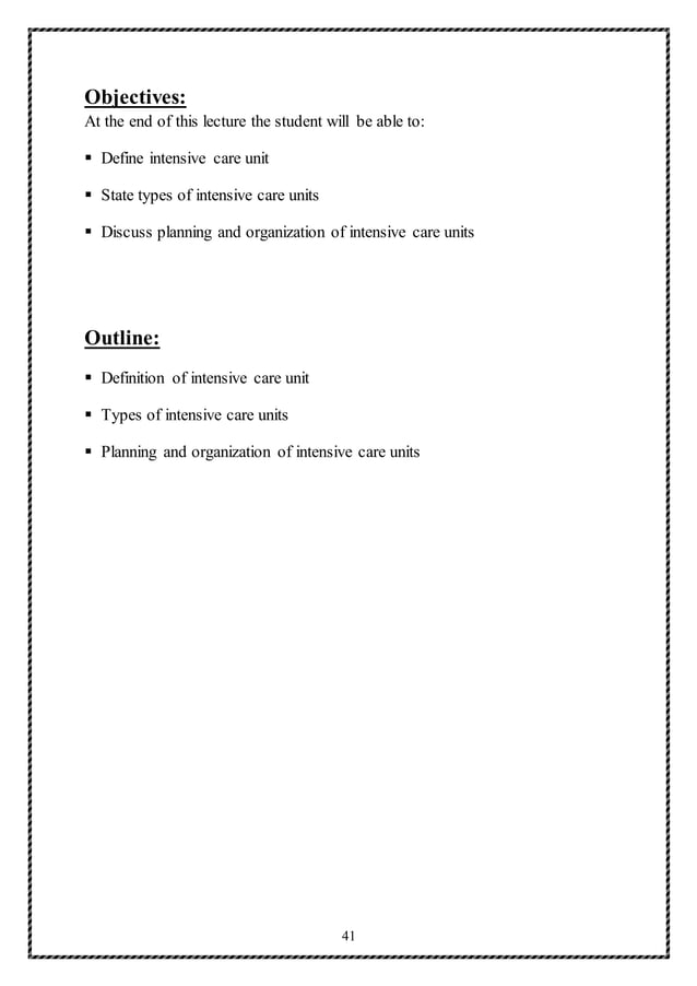 Intensive care unit design | DOC | Healthcare Industry | Industries